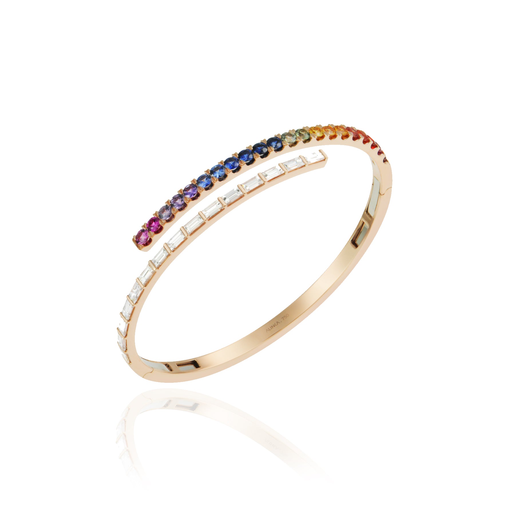 ECLIPSE Rainbow Sapphire Bangle